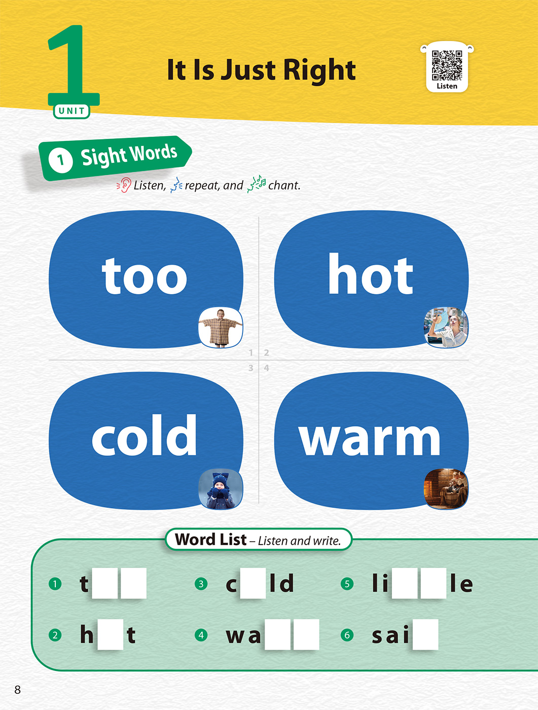 [교재] 미국교과서 읽는 리딩 사이트 워드 Sight Word Key2 미리보기